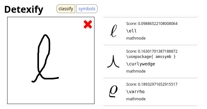 Detexify – Paolo Redaelli